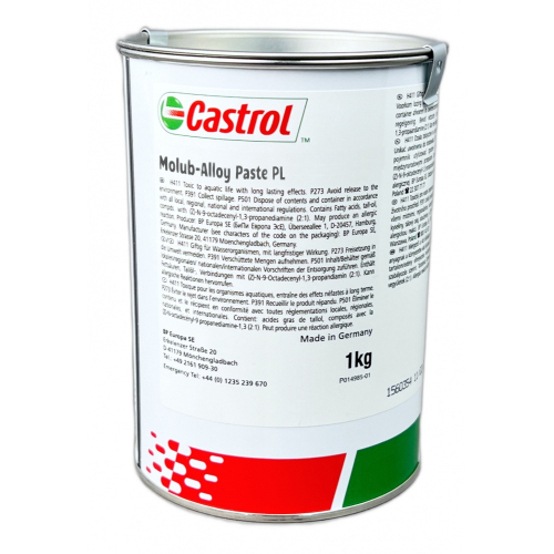 Keo dán hợp kim Castrol Molub-Alloy PL với MoS2 màu đen lon 1kg ...